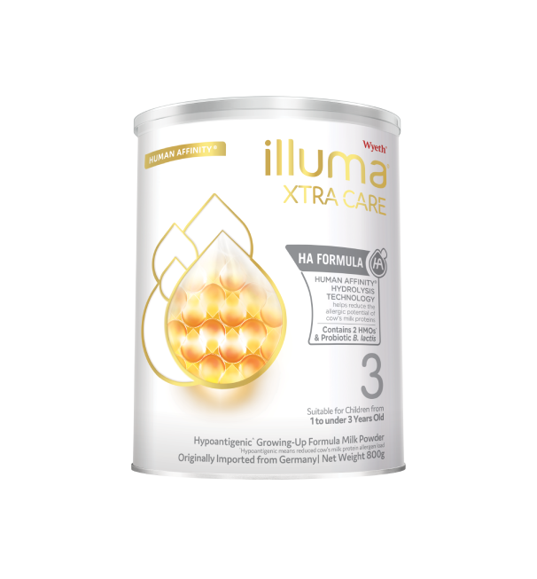 ILLUMA® XTRACARE 親和人體® 低敏配方第三階段奶粉 | Illuma
