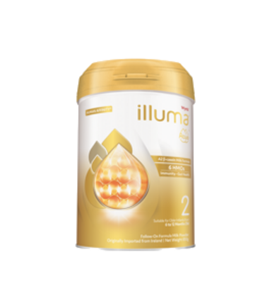 ILLUMA® 親和人體®Atwo 第二階段較大嬰兒配方奶粉 | 採用珍稀 A2奶源