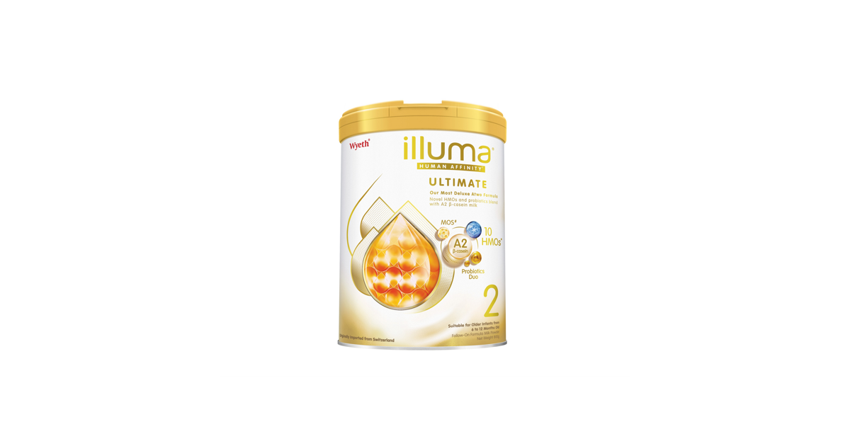 ILLUMA® 親和人體®Atwo 第二階段較大嬰兒配方奶粉 | 採用珍稀 A2奶源